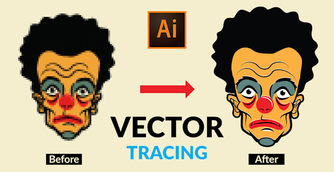 Do vector tracing logo art illustration raster to vector by Mohua_mou | Fiverr