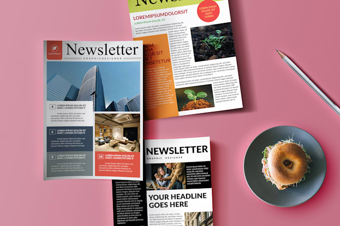 Design professional newsletter, resume within few hours by Ahnafaziz950 ...