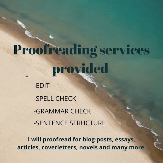 Proofread, edit, spell check and restructure sentences by ...