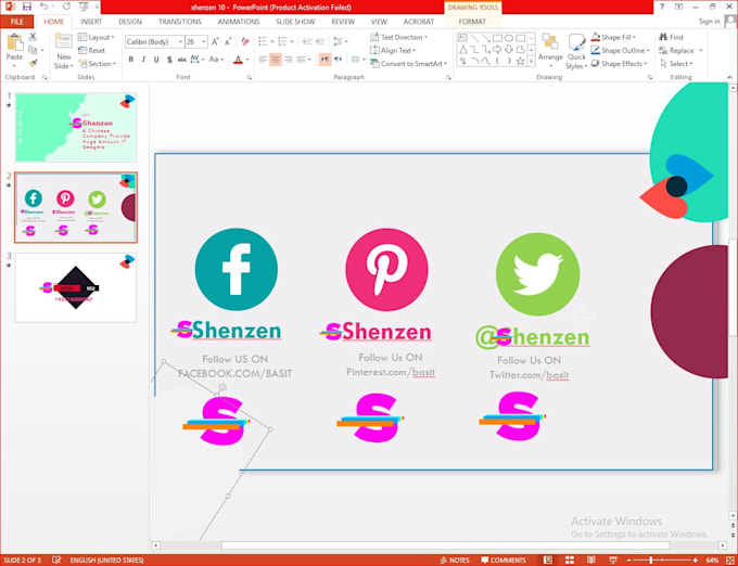 Make a professional powerpoint intro and outro by Basatali | Fiverr