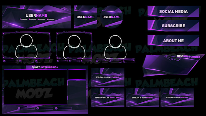 Create a full animated revamp for your channel by Palmbeachmodz | Fiverr