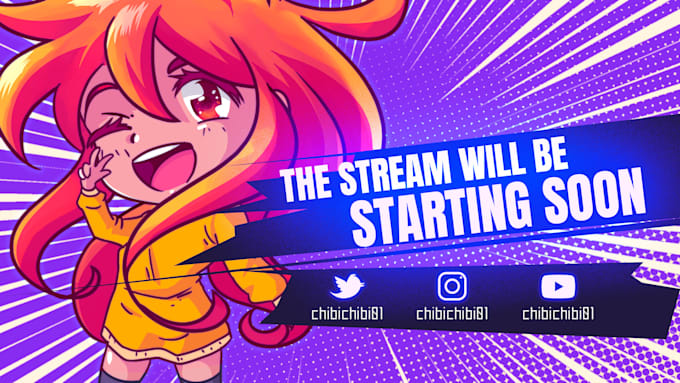 Create, brb, starting soon, offline screens for twitch by Ssjin3 | Fiverr