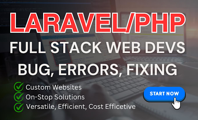 Be full stack web developer in php, laravel, html, css, js by Code_chief | Fiverr