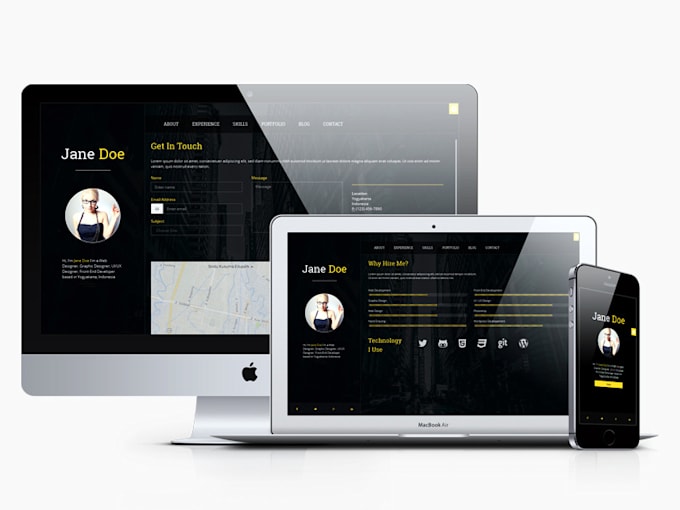 Convert your psd mockup to html template with bootstrap 4 by Hidraa ...