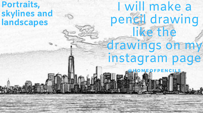 Make a pencil drawing like the drawings on my instagram page by ...