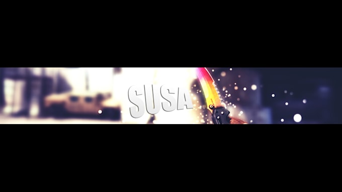 Make a csgo youtube banner by Susa53 | Fiverr