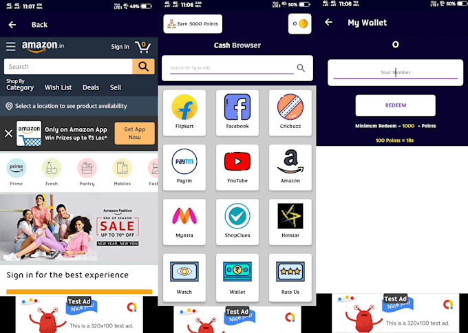 Make best earning browser app with point system by Jenisjordan | Fiverr