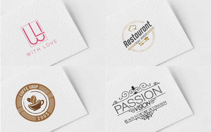 Design simple unique modern business logo by Elegantgrafix | Fiverr