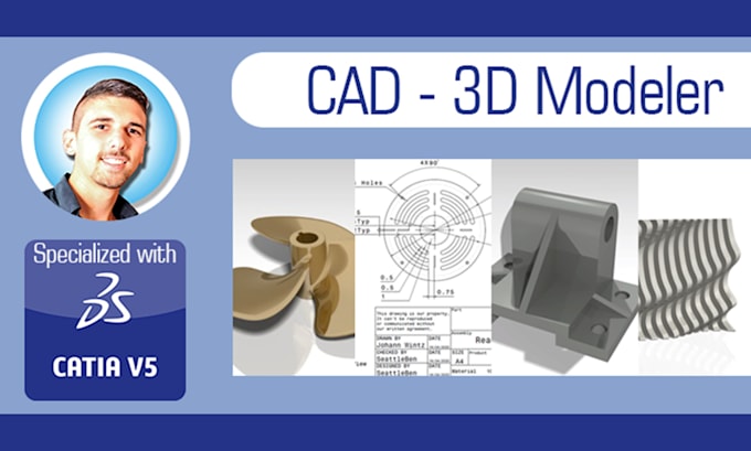 Create professional 3d models with catia v5 by Johannwi | Fiverr