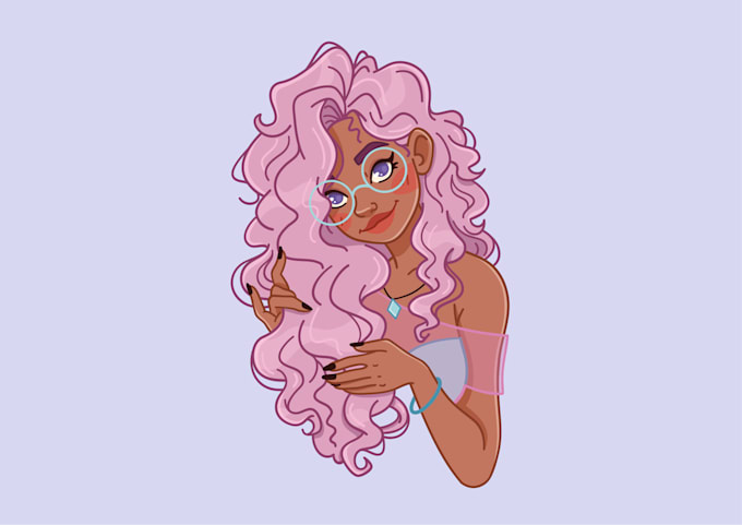 Draw a vector character portrait by Mollymp_design | Fiverr