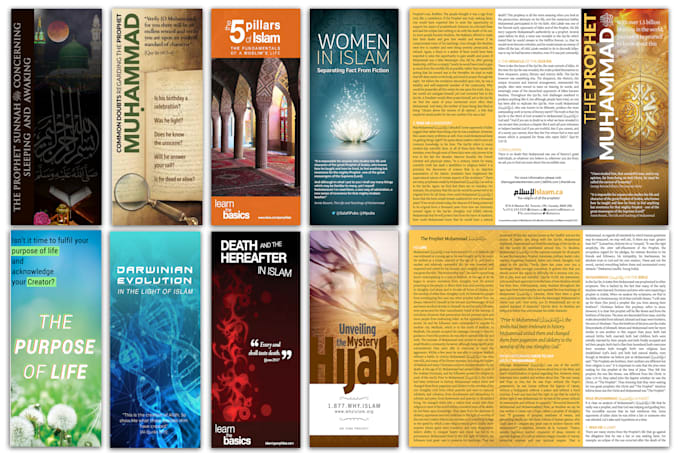 Design professional islamic, arabic, urdu brochures, pamphlet, leaflet ...