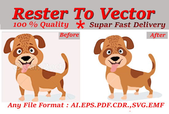 Convert any raster image vector tracing and raster to vector by Sumonahamed685 | Fiverr