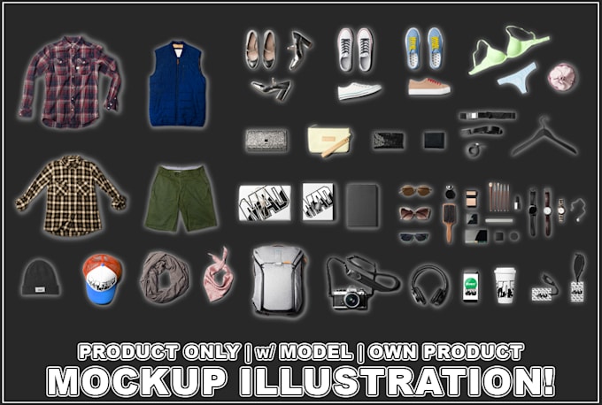 Make various product mockup by Madmachinemad | Fiverr