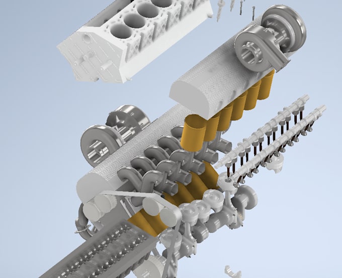 3d modeling, mechanical design, 2d drawing, models for 3d printing ...