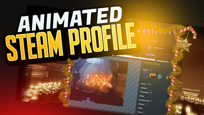 Create an animated steam profile image by Jaythesheep | Fiverr