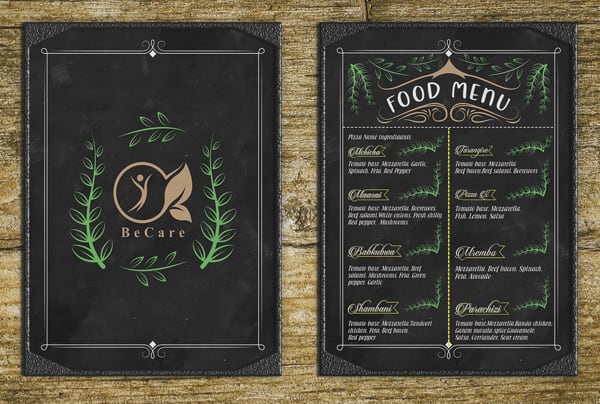 Do any types of menu design based on your idea by Becare | Fiverr