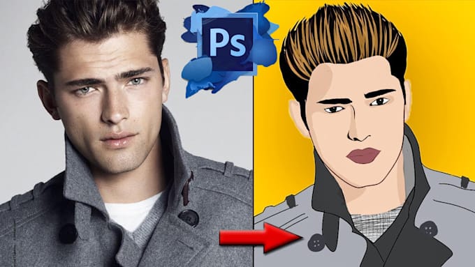 Create vector cartoon from your face by Johntali | Fiverr