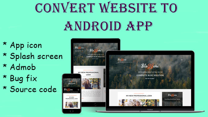 Convert any website to android app by Roushandroid | Fiverr