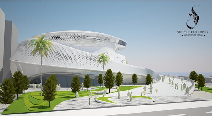 Do 3d architecture modeling,rendering using 3ds max by Sheroukelsherpy | Fiverr