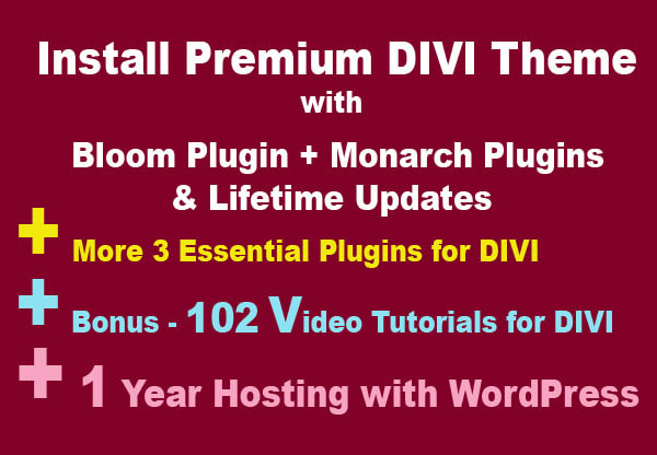 Install premium divi theme with plugins for lifetime updates by ... Install premium divi theme with plugins for lifetime updates by ...