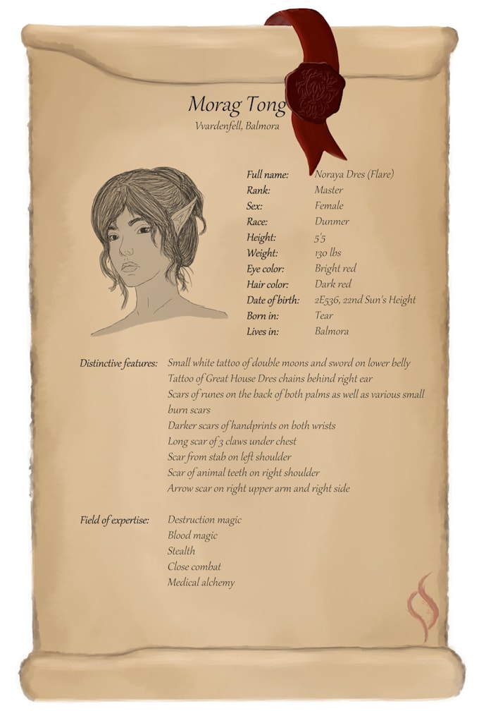 Draw original character sheet by Insolitumin | Fiverr