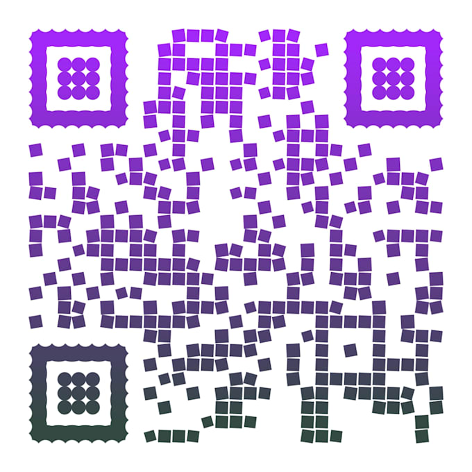 Make multi color qr code for you by Sagar1976 | Fiverr