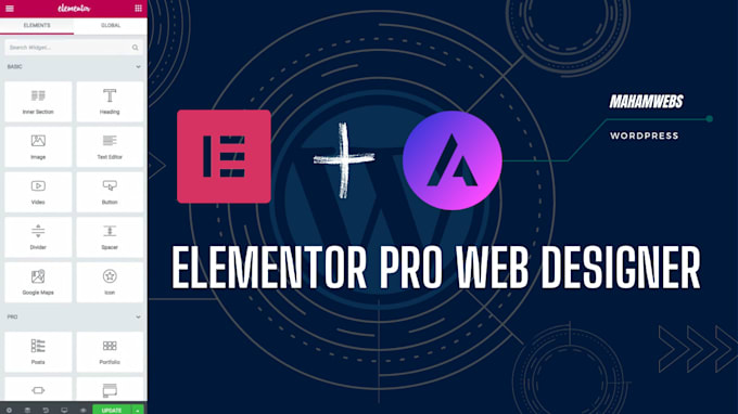 Create full website using elementor pro by Mahamwebs | Fiverr