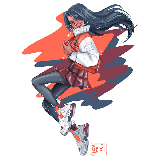 Draw a really cool character illustration for you by Lexeye_art | Fiverr