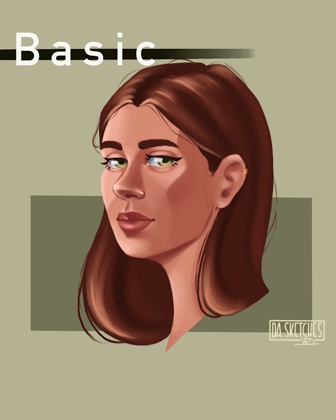 Draw a portrait following your guidelines by Dirkjeantonia | Fiverr