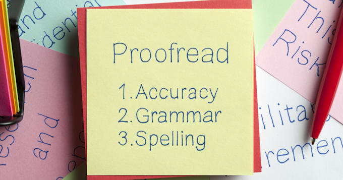 Proofread and edit your articles to impeccable standards by ...