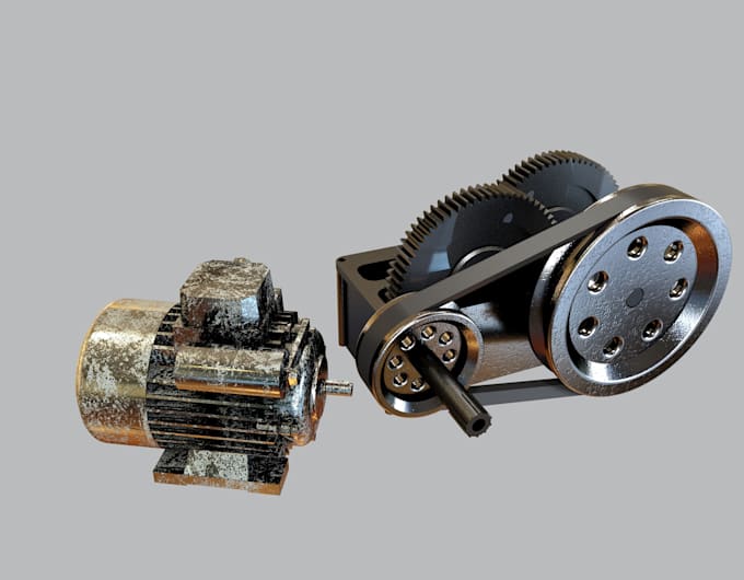 Do solidworks 3d models and products keyshot rendering by Bilal0334 | Fiverr