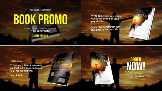 Produce professional book promo trailer video in 24 hours by ...