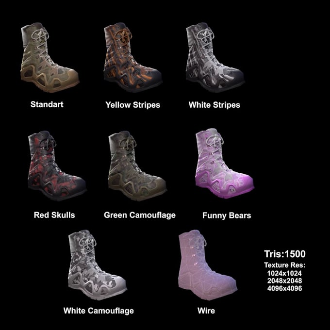 Model triple aaa game assets by Printrush | Fiverr