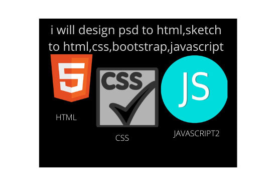 Design psd to html,sketch to html with css javascript bootstrap by ...
