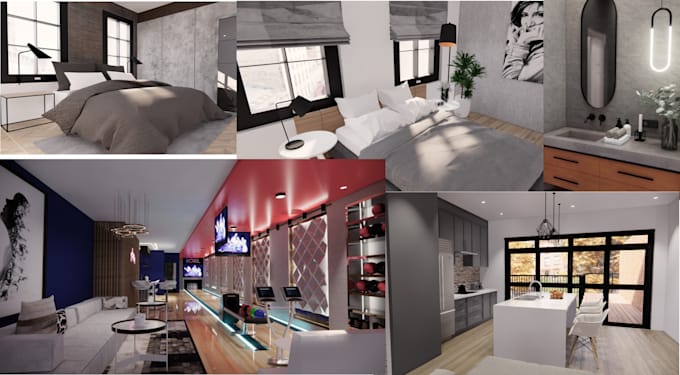 Do architecture,interior design,3d renderings, 2d drawings by ...