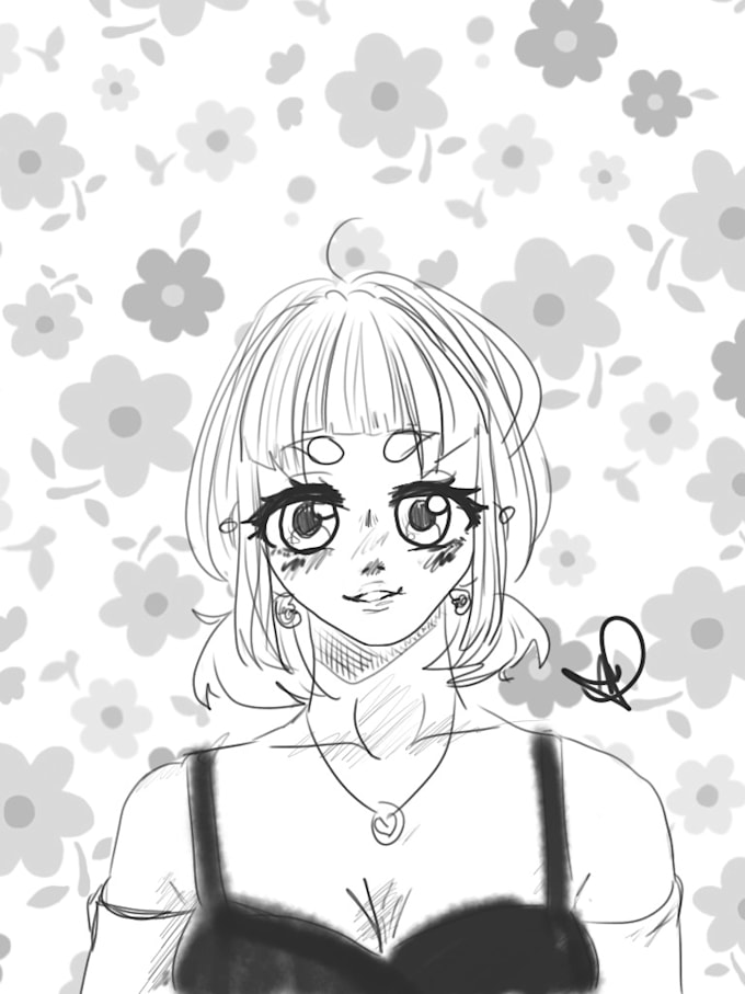 Draw an anime oc for you by Alisama13 | Fiverr