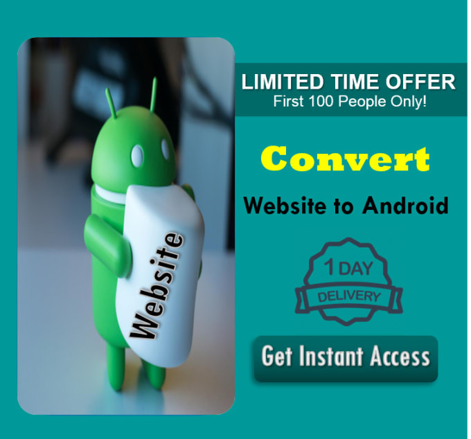 Convert any website to android app by Bjteamwork | Fiverr