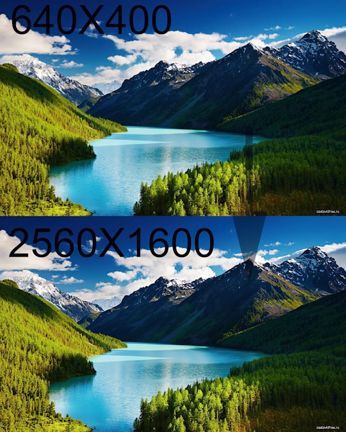 Do low to high resolution, upscale and enlarge photo by Virenjalal | Fiverr