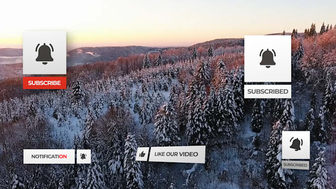 Create Youtube Bell Subscribe And Like Button Animations By Raxaahmad