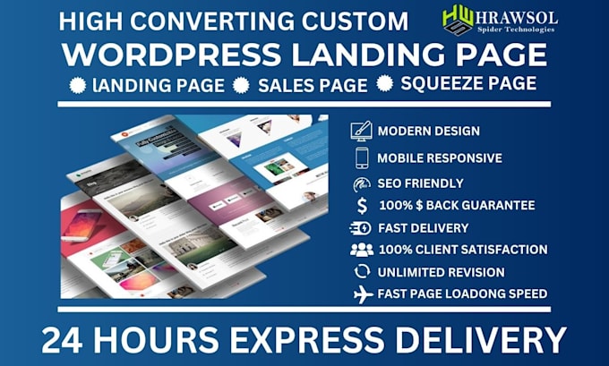 Design a copy, clone, or duplicate landing page webflow website by ...