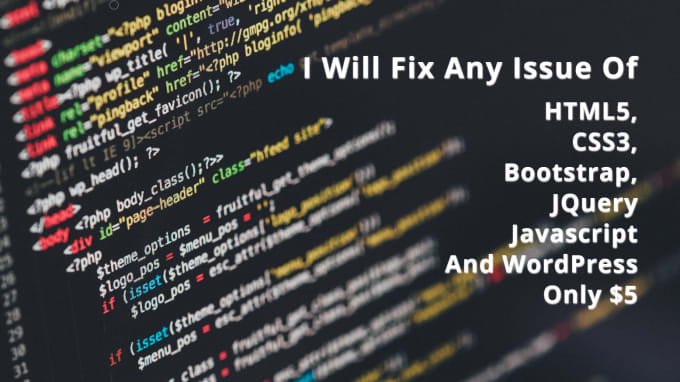 Fix Bug And Solve Css Js Issue From Website Application By Developerakib Fiverr