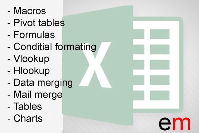 Write excel macro, data entry, automation by Eriodoc | Fiverr