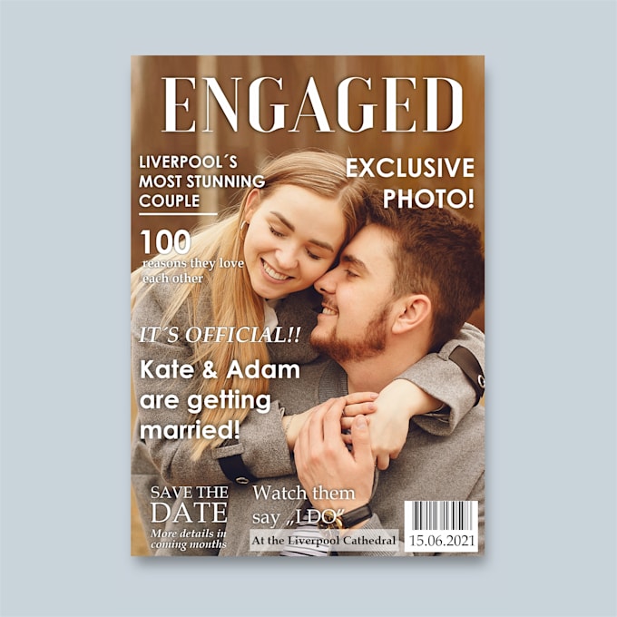 Design personalized magazine cover by Mariliiisp | Fiverr