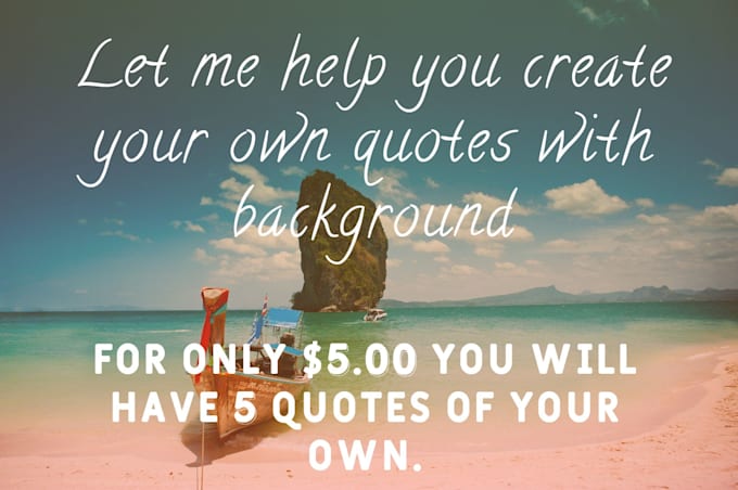 Create or design your quotes to post online by Shyme33 | Fiverr