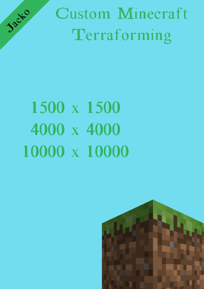 Make a custom minecraft map for you by Jacko07 | Fiverr