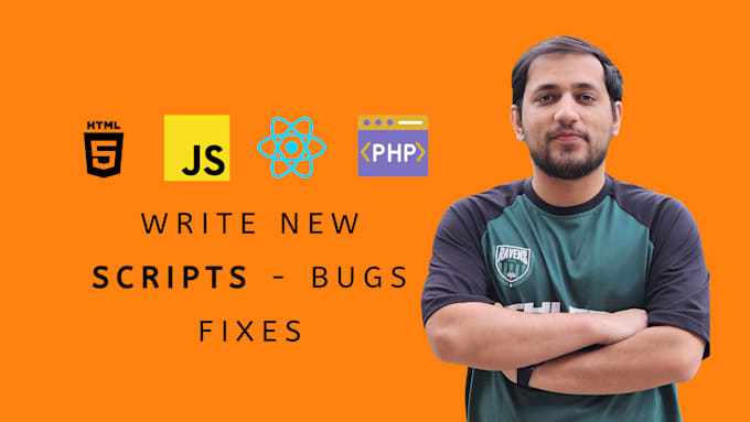 Write Any Script In Html Css Javascript React Node Js Php By Abbas