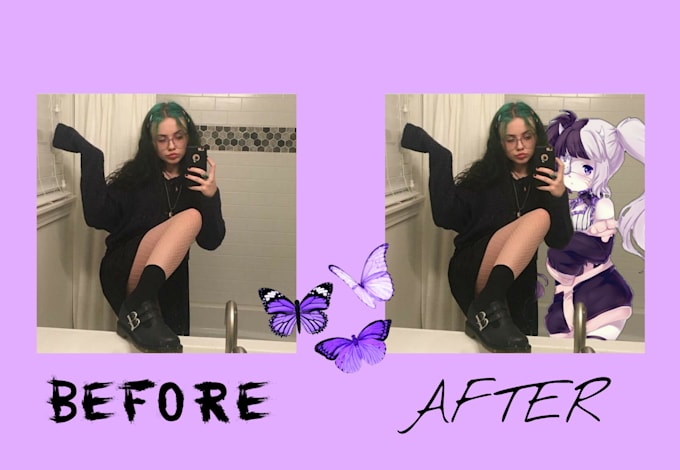 Add anime characters or idols to your photos by May202 | Fiverr