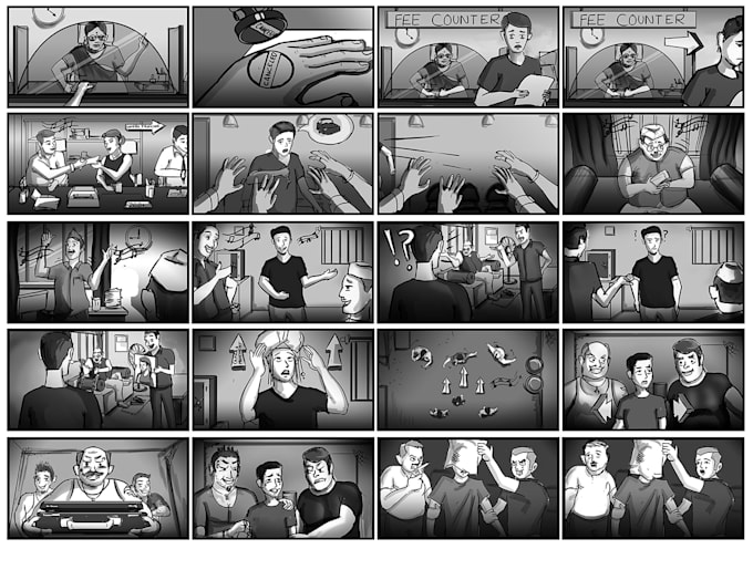 Create storyboards for your film or animation or ad by Navicam | Fiverr