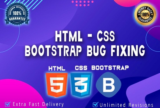 Do any html css bug fixing in your website by Zeeshankhan850 | Fiverr