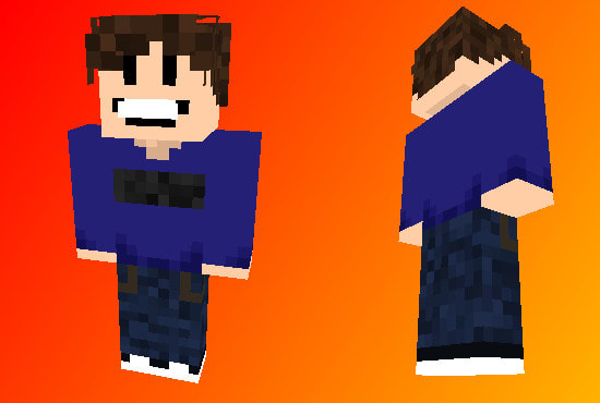 Make you your own custom minecraft skin by Multigamerinfin | Fiverr